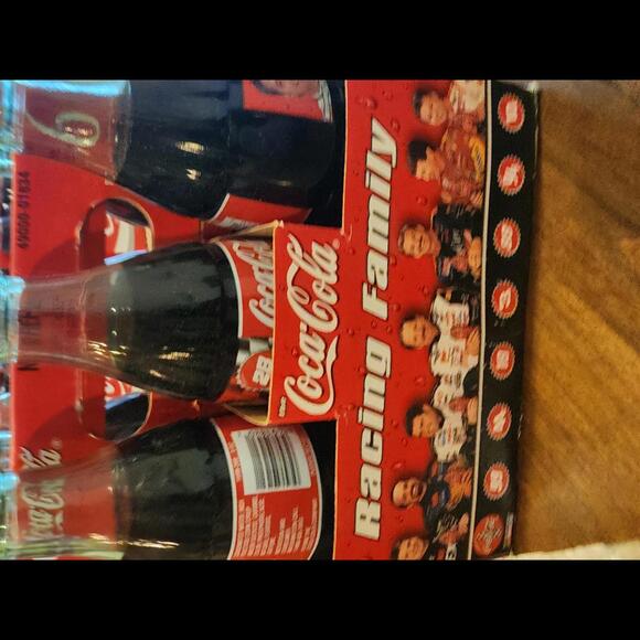Other | Cocacola Racing Family Six Pack Classic Collectible Bottles ...